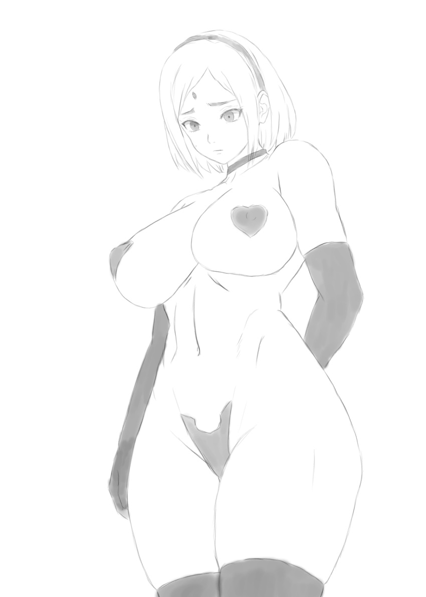 Rule 34 1girls Female Female Only Human Monochrome Naruto Naruto The Last Naruto Series