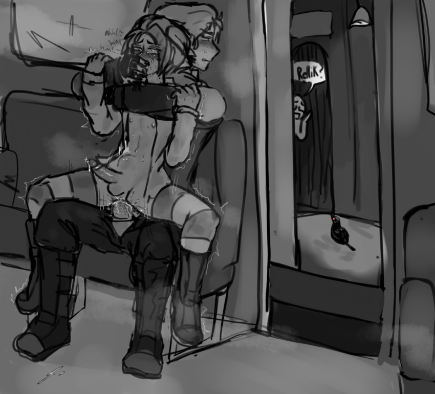 Rule 34 Breath Cloud Gay Gay Sex Hand On Mouth Karl Law Of Talos Karllik Male Male Rellik