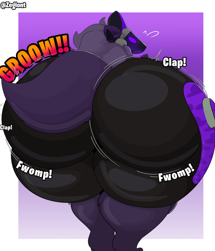 Rule 34 Anthro Ass Ass Expansion Big Ass Big Breasts Blush Butt
