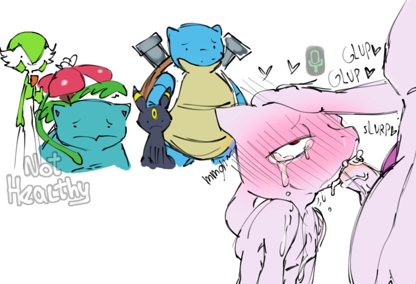 Rule 34 Ambiguous Gender Anthro Being Watched Blastoise Blue Body Blush Bodily Fluids Canid