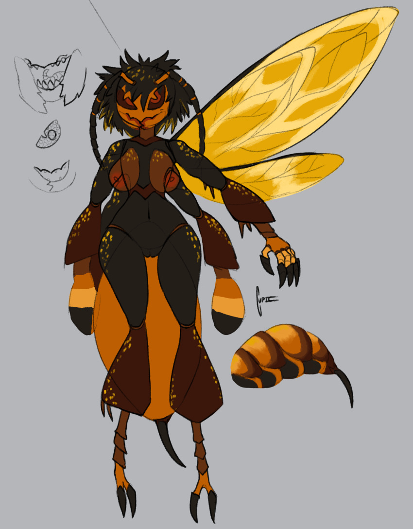 Rule 34 Antennae Anatomy Anthro Arthropod Breasts Cupic Female