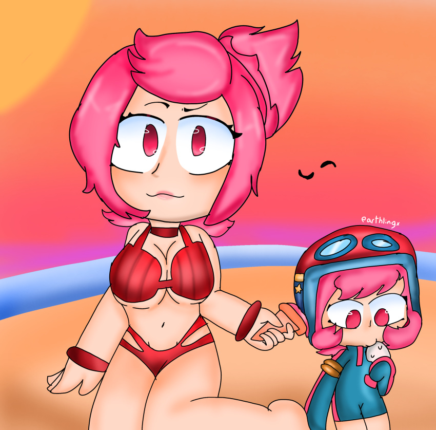 Rule 34 Artist Earthlingx Big Breasts Big Butt Bonnie Brawl Stars Brawl Stars Janet Brawl