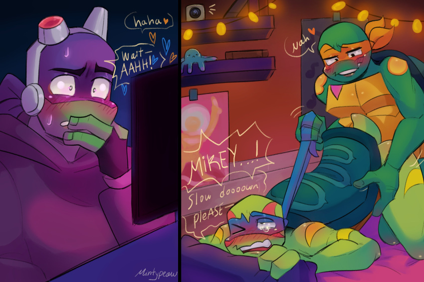 Rule 34 Being Recorded Being Watched Brother Brothers Donatello