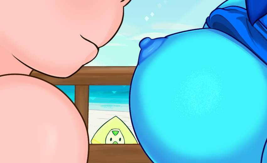 Rule 34 Background Character Breasts Breasts Out Female Lapis Lazuli