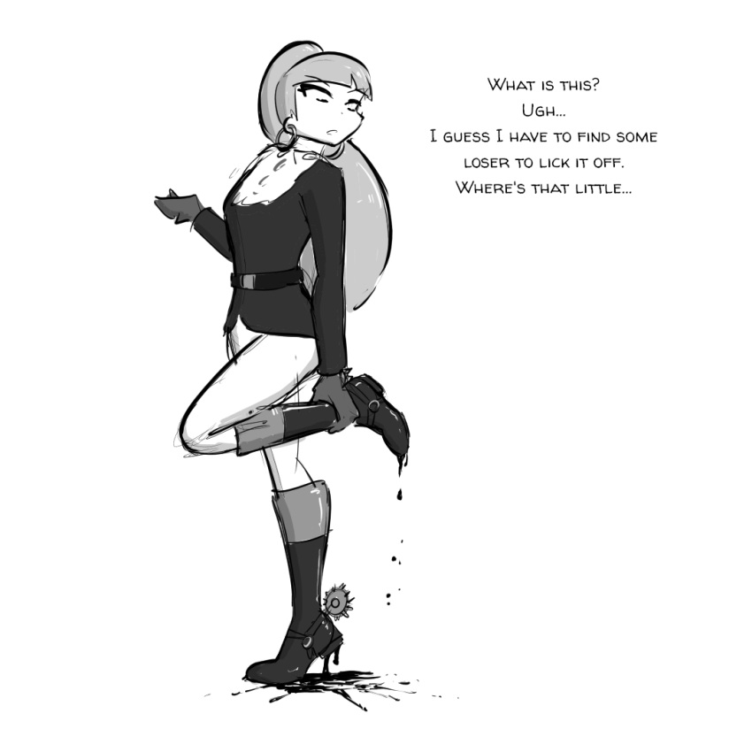 Rule 34 1girls Aged Up Black And White Black And White Drawing Black 9850