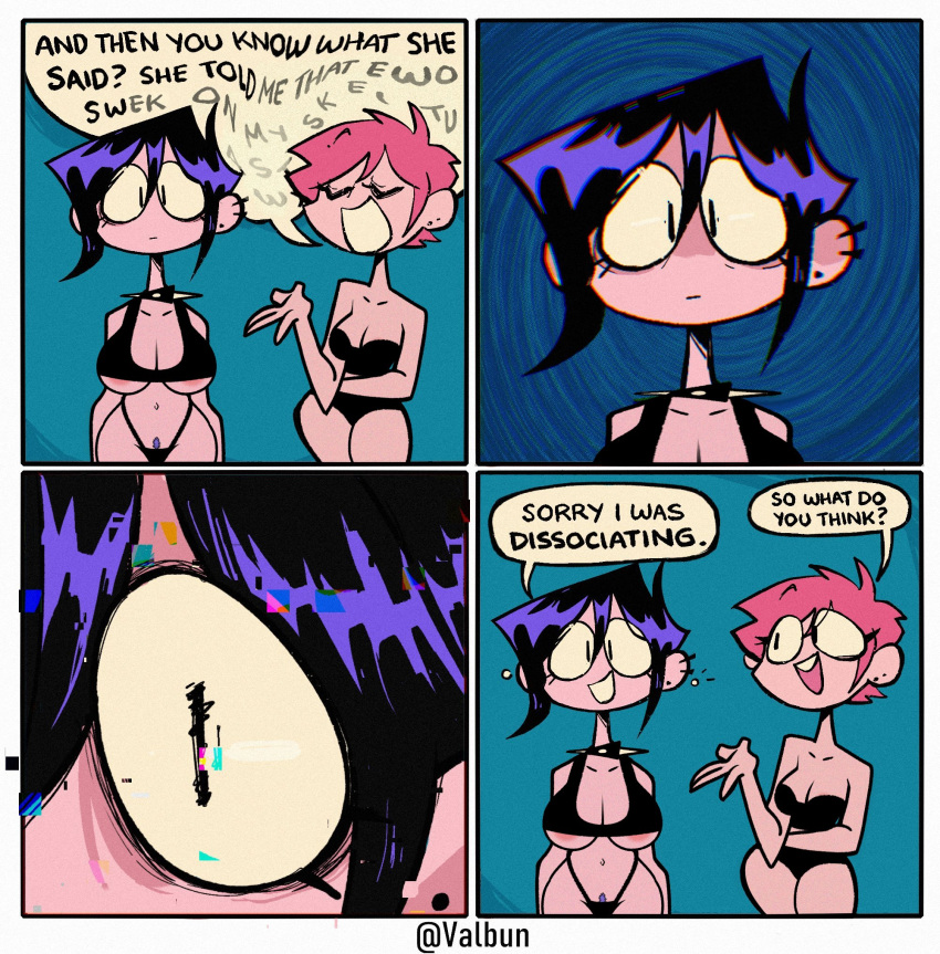 Rule 34 2girls Alternate Version Available Black Hair Clevage