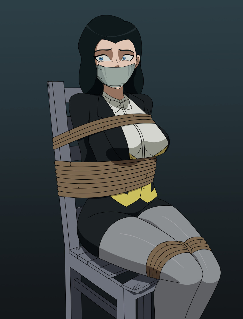Rule 34 1girls Bennypaan Black Hair Blue Eyes Bondage Bound Bound 8494