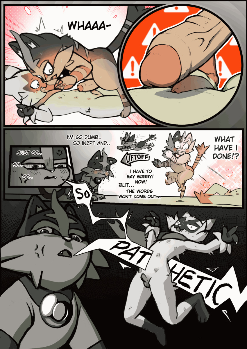 Rule 34 Angry Animated Anthro Blush Comic Cross Popping Vein Dialogue