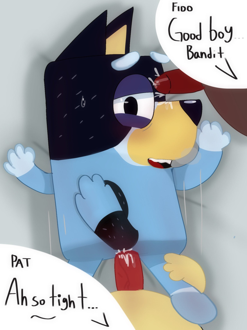 Rule 34 Anal Sex Anal Sex Bandit Heeler Blue Fur Bluey Series Cum