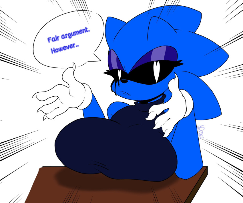 Rule 34 1girls Areolae Big Breasts Black Sclera Blue Body Blue Fur 5149