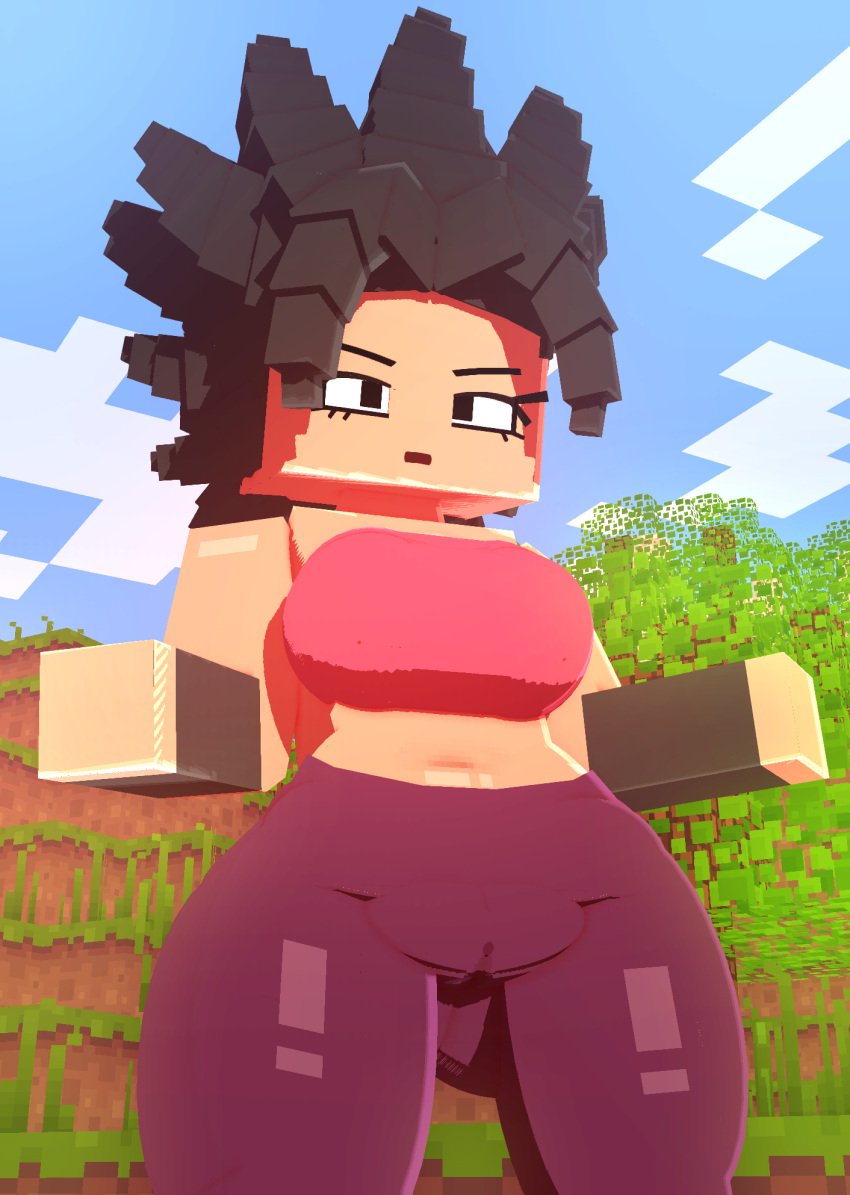 Rule 34 3d 3d Artwork Big Breasts Bikini Black Bikini Black Hair Blush Breasts Caulifla