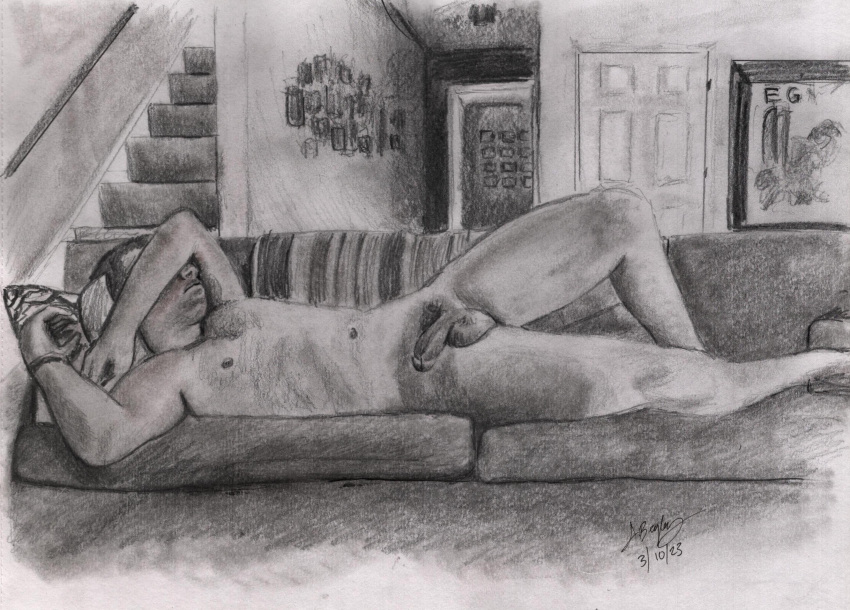 Rule 34 Bed Buddy Birthday Suit Cock Cock Out Dick Drawing Gay Gay