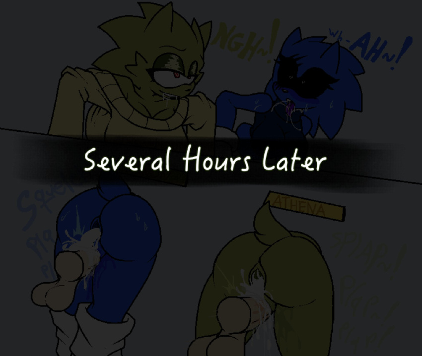Rule 34 Artist Signature Athena Fanon Athena Sonictale32 Comic Page Cum Digital Art Fanon