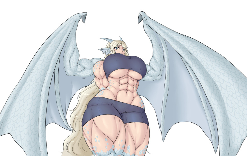 Rule 34 Abs Dragon Girl Huge Breasts Muscular Female Original 5367