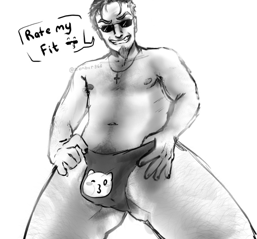 Rule 34 Clothed Sex Erection From Below Hairy Male Nipples Postal 9750
