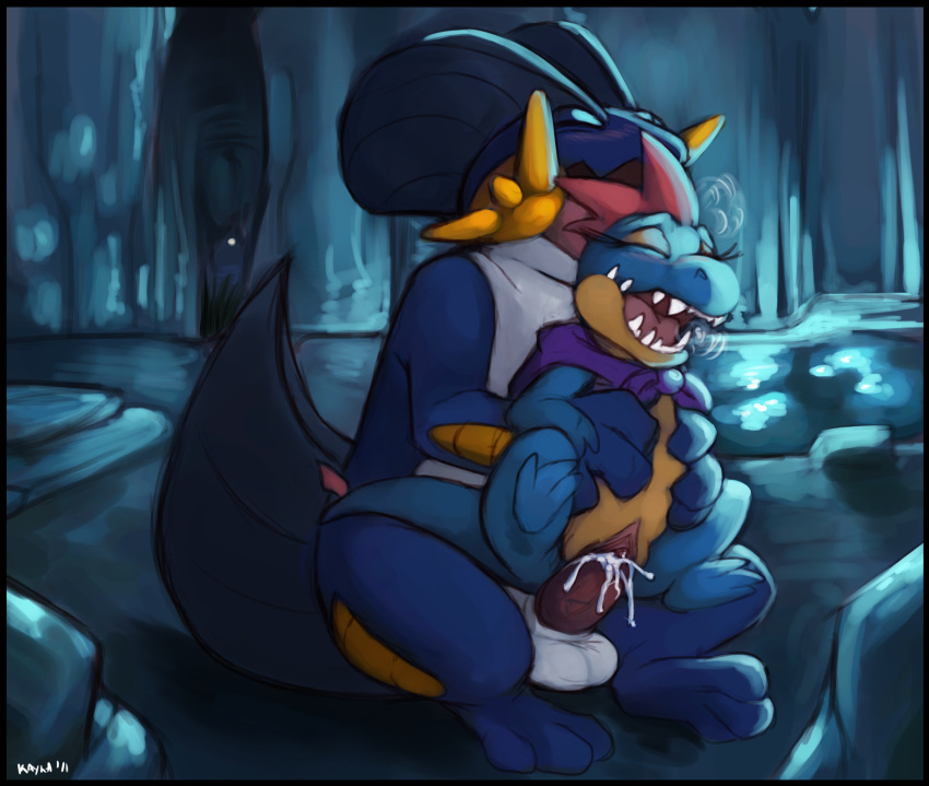 Rule 34 Balls Blush Closed Eyes Croconaw Cum Cum In Pussy Cum Inside