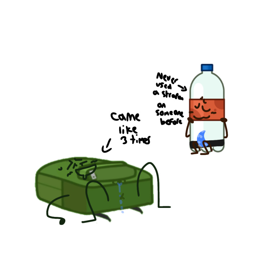 Rule 34 2boys Backpack Hfjone Blue Background Blue Cum Blush Bryce 4811