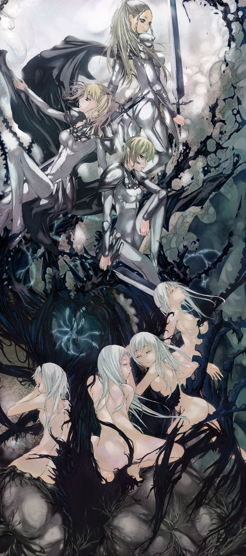 Rule 34 Abyssmal Eater Cassandra Claymore Clothing Flat Chest Hysteria Medium Breasts Roxanne 2556