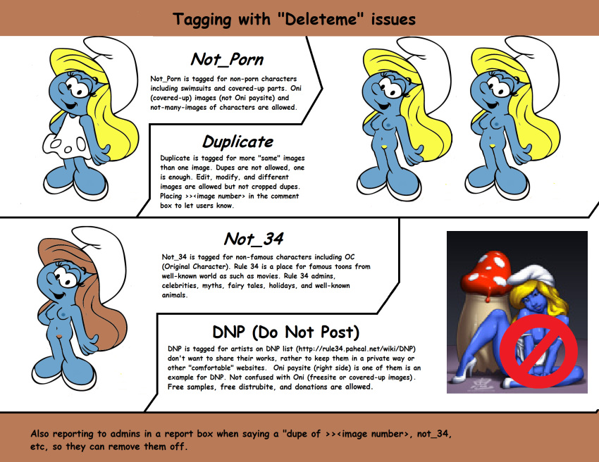 Rule 34 Blue Skin Cculber007 Smurfette Tagme The Smurfs 941179