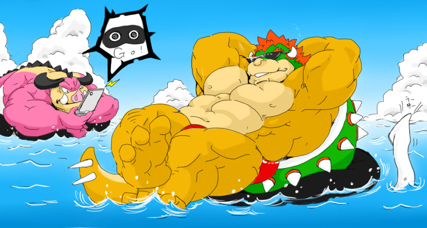 Rule 34 Blooper Bowser Green Shell Horns Koopa Male Only Mario 5248