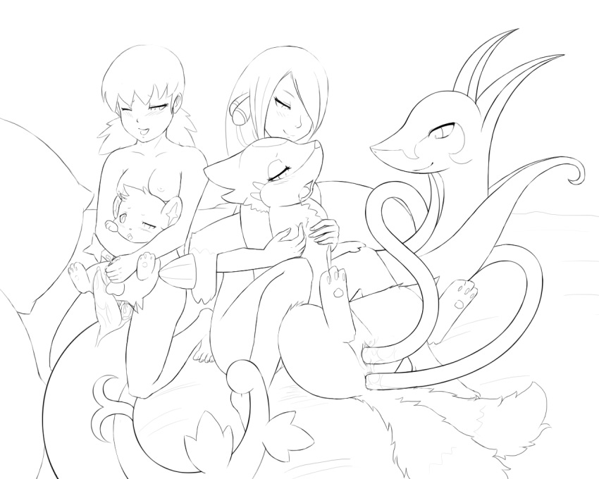 Rule 34 Cynthia Pokemon Darkmirage Female Floatzel Human Pokémon Species Pokemon Serperior