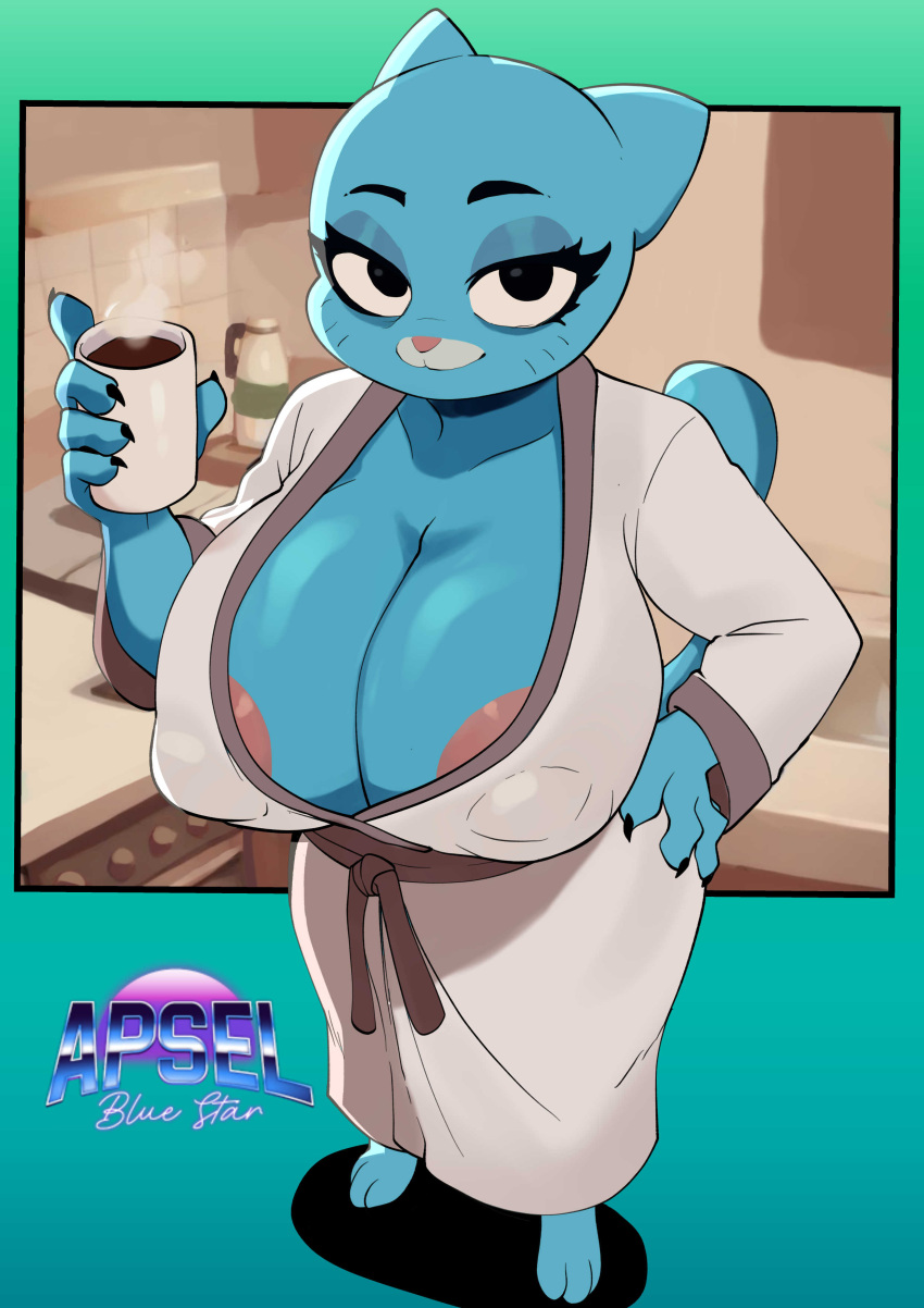Rule 34 Anthro Apsel Bluestar Apseltheblue Big Breasts Breasts