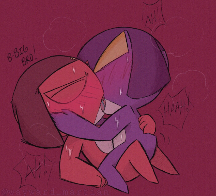 Rule 34 Alien Brother Closed Eyes Embrace Embracing Embracing Another Embracing During Sex